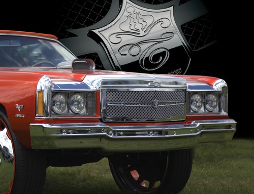 1974 Chevy Caprice Impala Chrome Mesh Grill Tiarra Dual Weave Grille ...