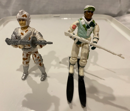 GI Joe Avalanche Iceberg Snow Trooper Lot G.I. Joe 1987 w Rifles Skis ...