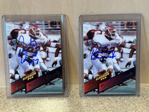 1995 Superior Pix /6500 Demetrius Edwards #49 Autograph Rookie Card | eBay