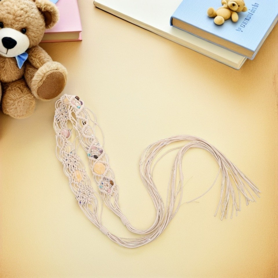 Bohemian Waist Rope Belt - Adjustable Knot Boho Woven Waist Belt ...