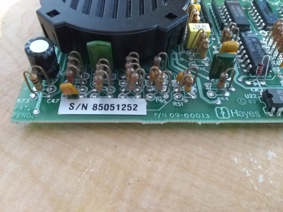 Genuine Hayes SmartModem 1200B, NEW OLD STOCK, 8-Bit ISA 1200 Baud ...