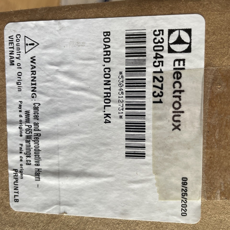 Brand New Electrolux Dishwasher control board 5304512731 K4 | eBay