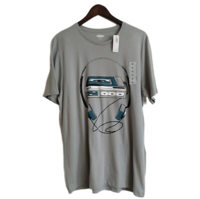 NWT Old Navy Soft-Washed Crew-Neck Men's Tee, Grey Walkman XL | eBay