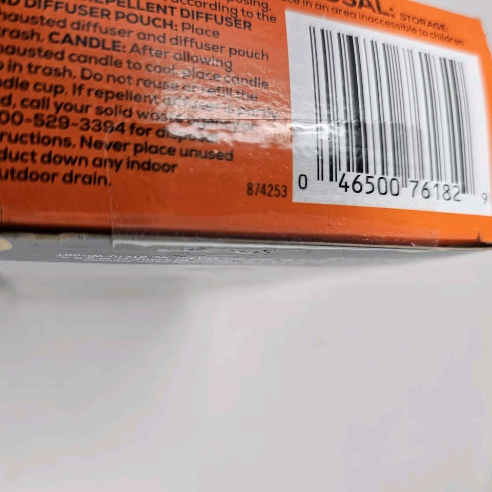 OFF! Mosquito Lamp Refills 2 Repellant Diffusers & Candles New Sealed | eBay