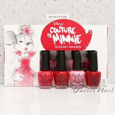 OPI Mini Nail Polish - Couture De Minnie 2013 - 3.75mL -4 bottles #DD ...