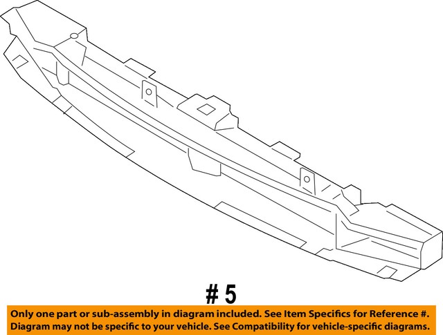 OEM 2017-2018 BMW 530i xDrive Front Bumper Lower Grille Air Shutter ...