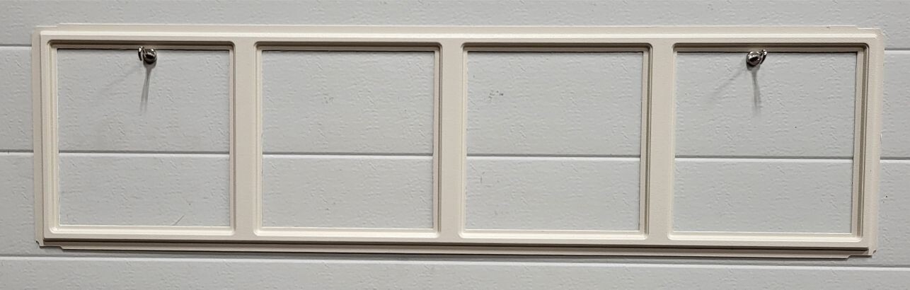 CLOPAY Garage Doors MADISON 611 ALMOND Replacement Window Inserts/LONG ...