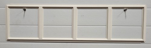 CLOPAY Garage Doors MADISON 611 ALMOND Replacement Window Inserts/LONG ...