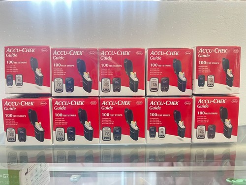 AccuChek Guide 100ct Test Strips (1000 Test Strips TOTAL) - VERY CHEAP ...