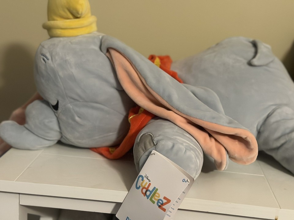 Disney Cuddleez Plush Dumbo Large 24” | eBay