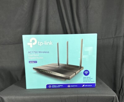 TP-Link Archer A7 AC1750 Wireless Dual-Band Gigabit Router - Black ...
