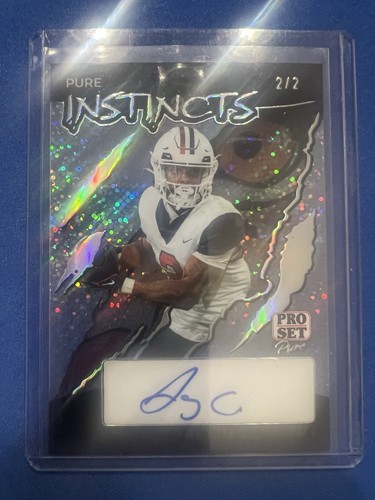 Pro Set Pure Instincts #PI- JC1 Jacob Cowing Sparkle Autograph 2/2 | eBay