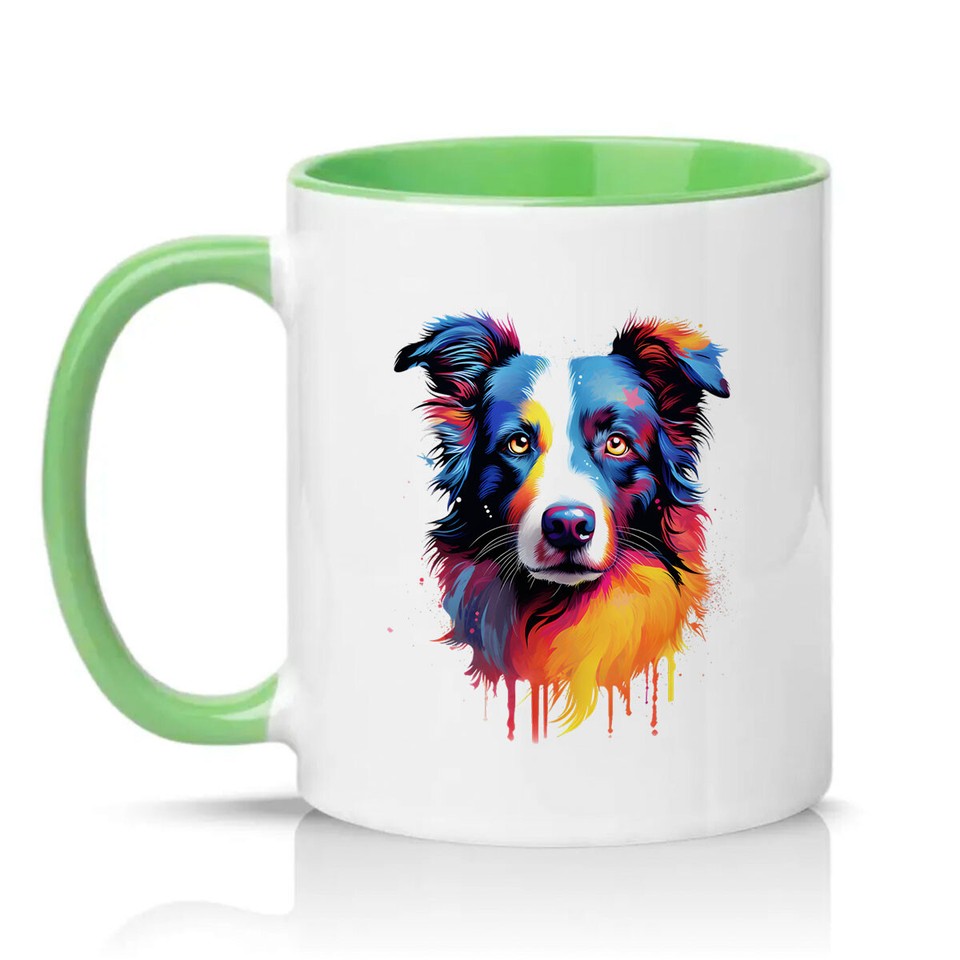 Border Collie Pop Art Dog Breed Gift 11oz Coffee Mug Tea Cup | eBay