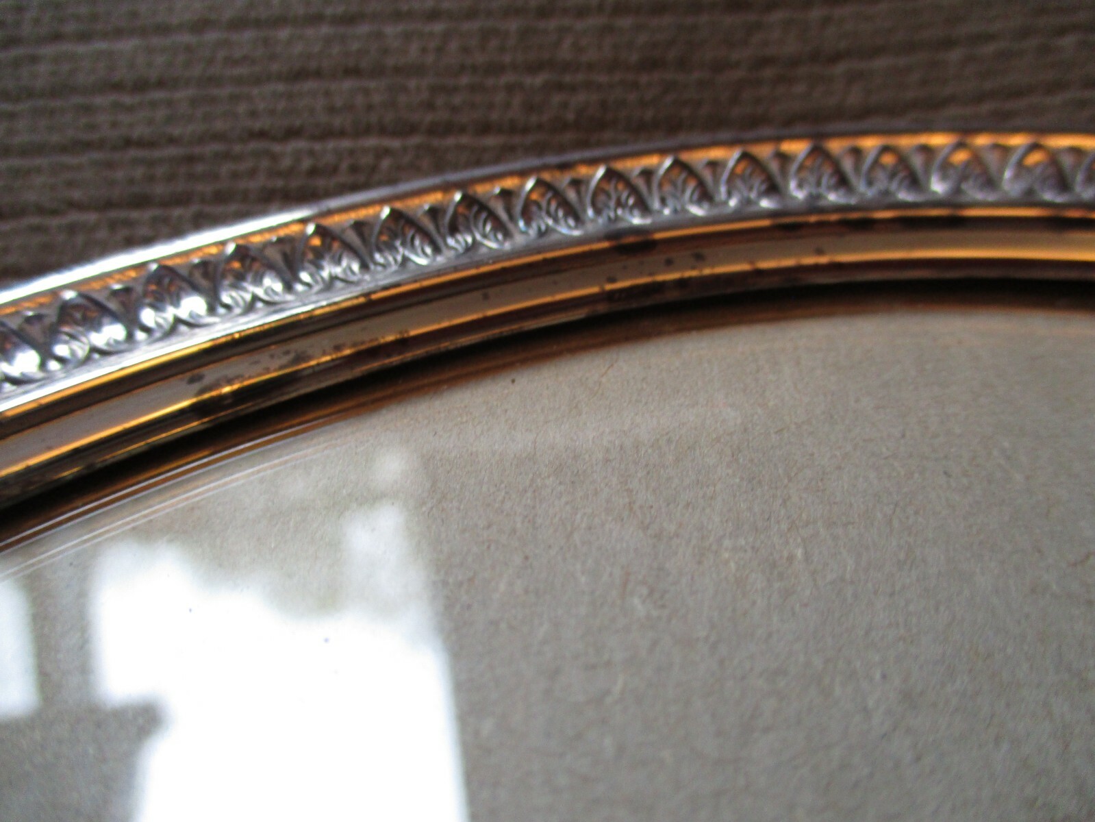 SILVER PLATE ALPADUR PEDRO DURAN MADRID SPAIN LARGE FOOTED PICTURE ...