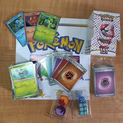 Pokemon 151 TCG - Complete Set 165/165. 3 Promo + 8 Holo Energy Cards ...