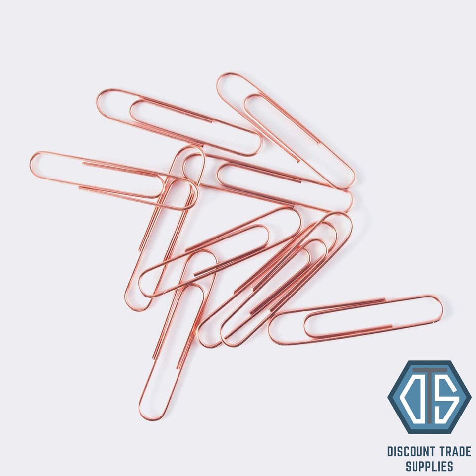 Rose Gold Copper Metal Wire Desk Organiser Office Pen Pot Paper Tray ...