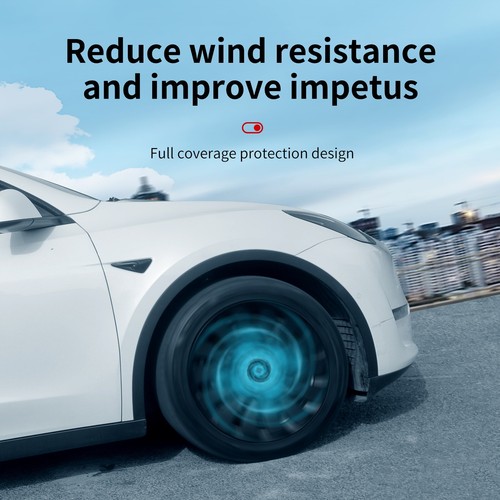 1PCS 19 inch Wheel Cover Design for Model Y (2020-2024) Left Side Storm ...