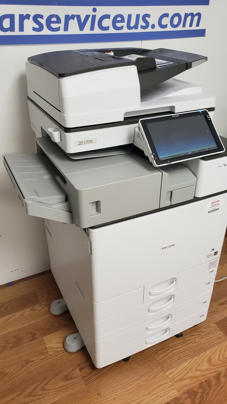 Ricoh MPC 3504 MP C3504 Laser Color Printer, Copier Scanner Tabloid 35 ...