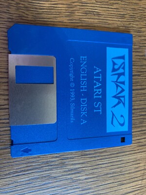 ISHAR 2 DISK A ONLY GAME ATARI ST COMPUTER 3.5" INCH FLOPPY(S) NEAR ...