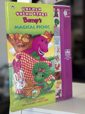 Barney’s Magical Picnic Golden Sound Story Book 1993 Vintage | eBay