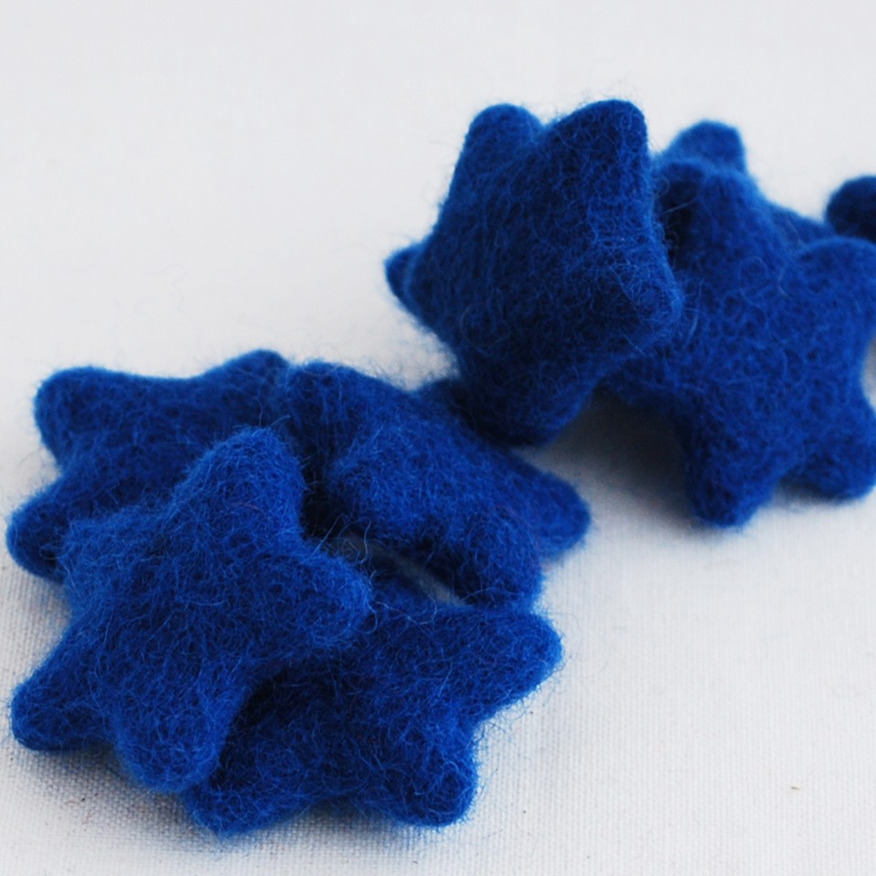 100% Wool Felt Stars - 10 Felted Stars - 90 Colours to choose | eBay