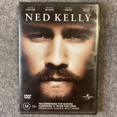 Ned Kelly (DVD, 2003) Region 2, 4 VGC Heath Ledger Orlando Bloom | eBay ...