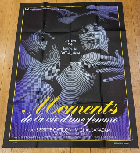 MOMENTS DE LA VIE D'UNE FEMME Affiche cinéma 120x160 BAT-ADAM, ASSAF ...