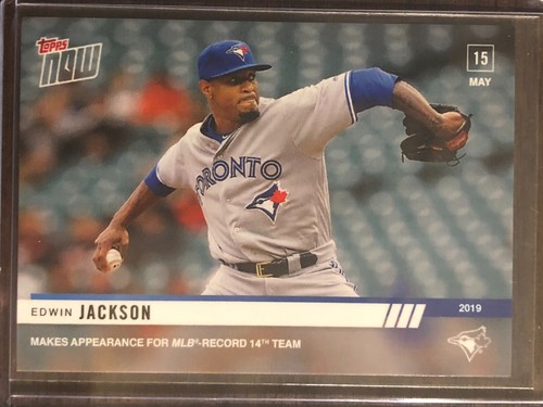2019 Topps Now #230 Edwin Jackson Toronto Blue Jays | eBay