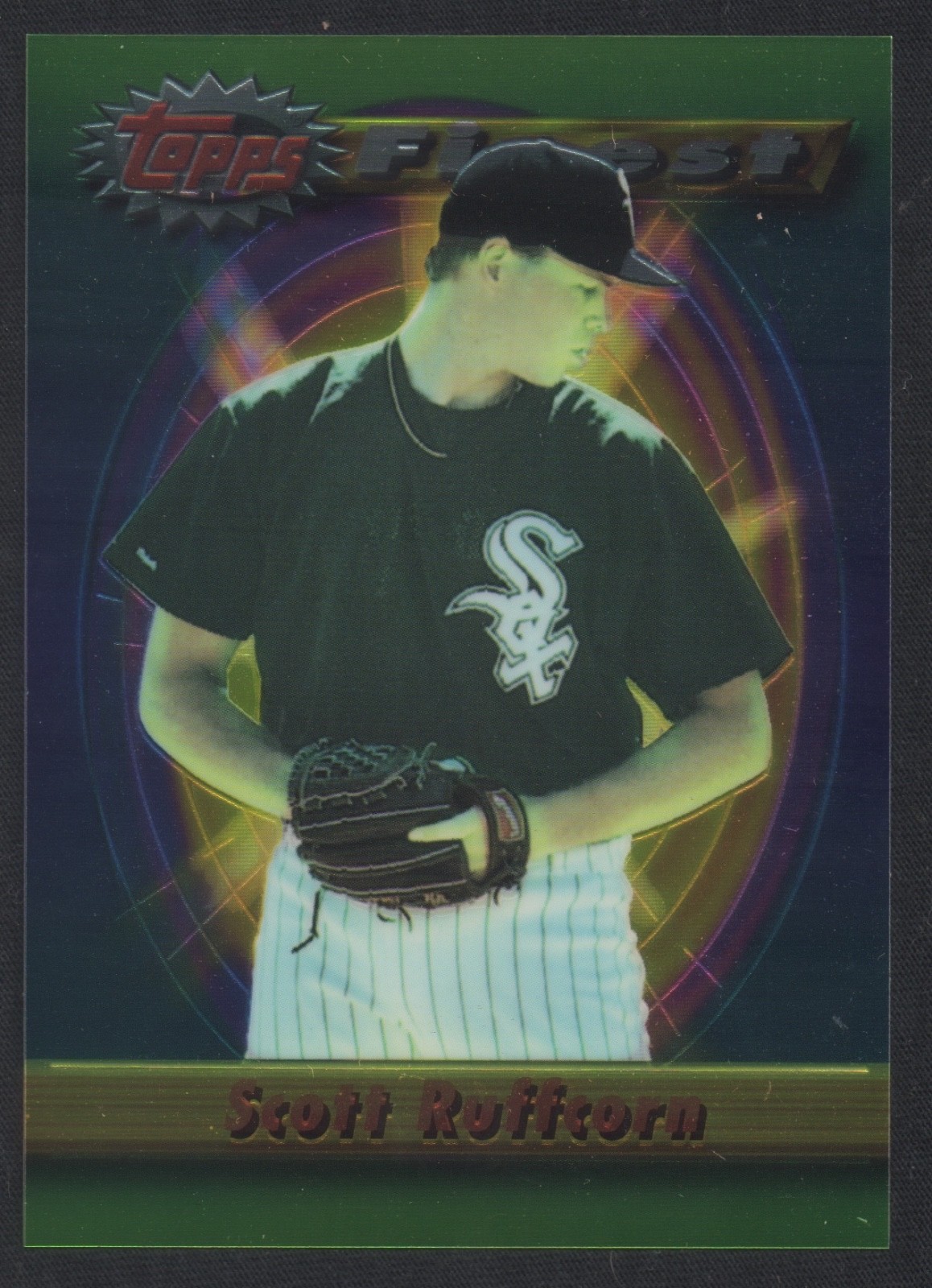 1994 Topps Finest Jumbo 4 x 5 1/2" Scott Ruffcorn White Sox #440 | eBay