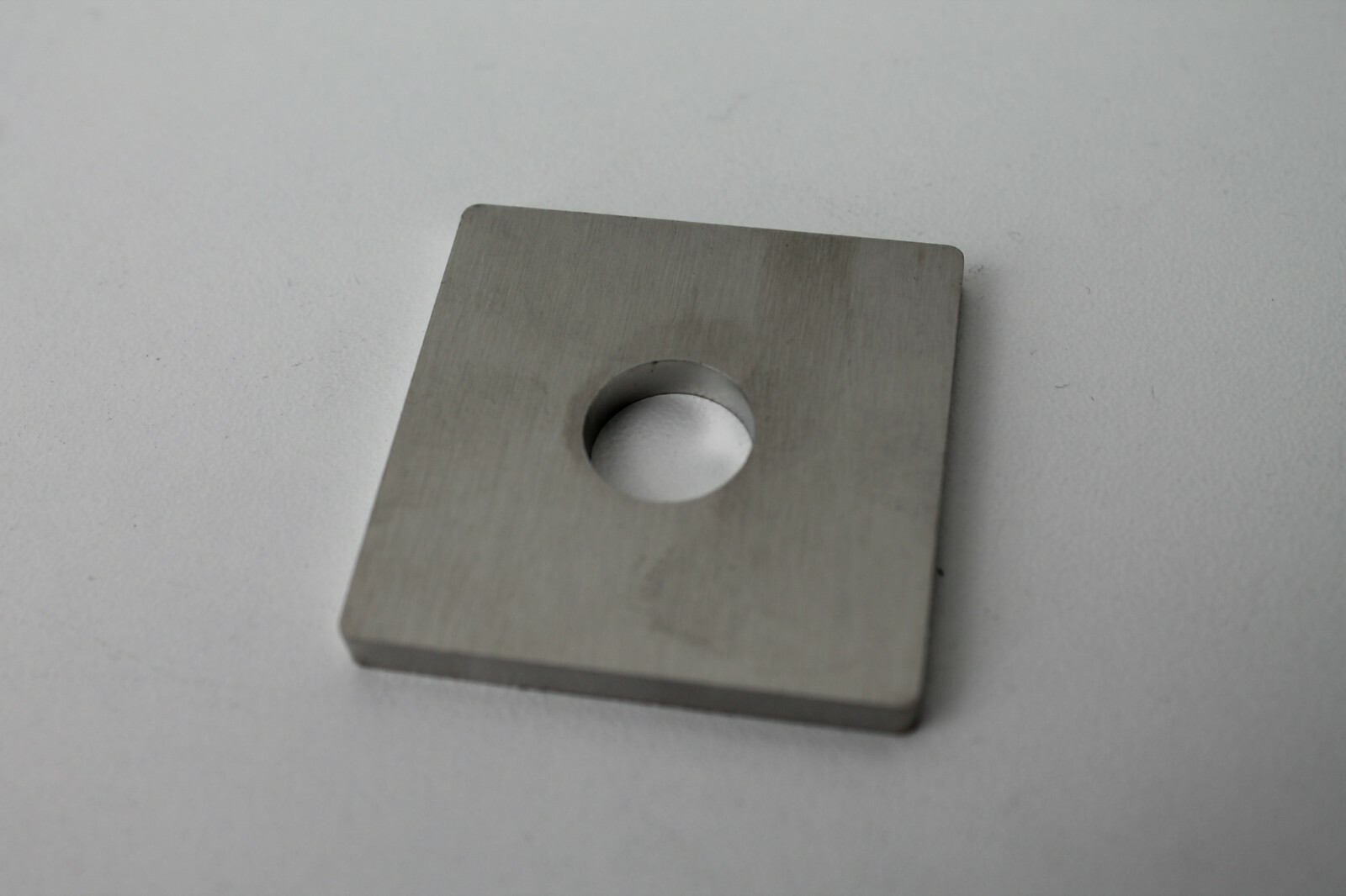 Anschweißblech Edelstahl K240 - Ronde Loch Metall Lasche Scheibe rund ...