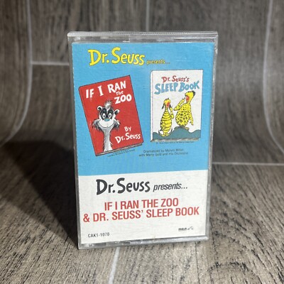Dr Seuss If I Ran The Zoo And Sleep Book Cassette | eBay
