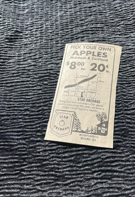 Appleton Post-Crescent 1989 Advertisement Star Orchard Apple Picking ...