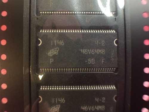 MT46V64M8P-5B:F MICRON DDR SDRAM 512Mbit 64Mx8 2.6V 66-Pin TSOP 1 UNIT ...