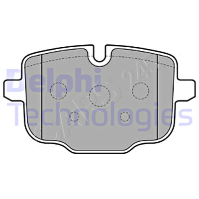 DELPHI Disc Brake Pad Set For BMW AUDI BUICK A6 Lesabre F06 F10 4G ...