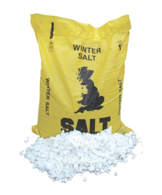 WHITE ROCK SALT | 25KG | DEICING | Snow Ice Frost Melt Driveways Paths ...