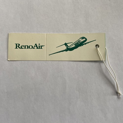 RENO AIR AIRLINES Baggage Tag | eBay