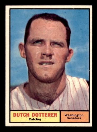1961 Topps Baseball #332 Dutch Dotterer NM/MT *e1 | eBay