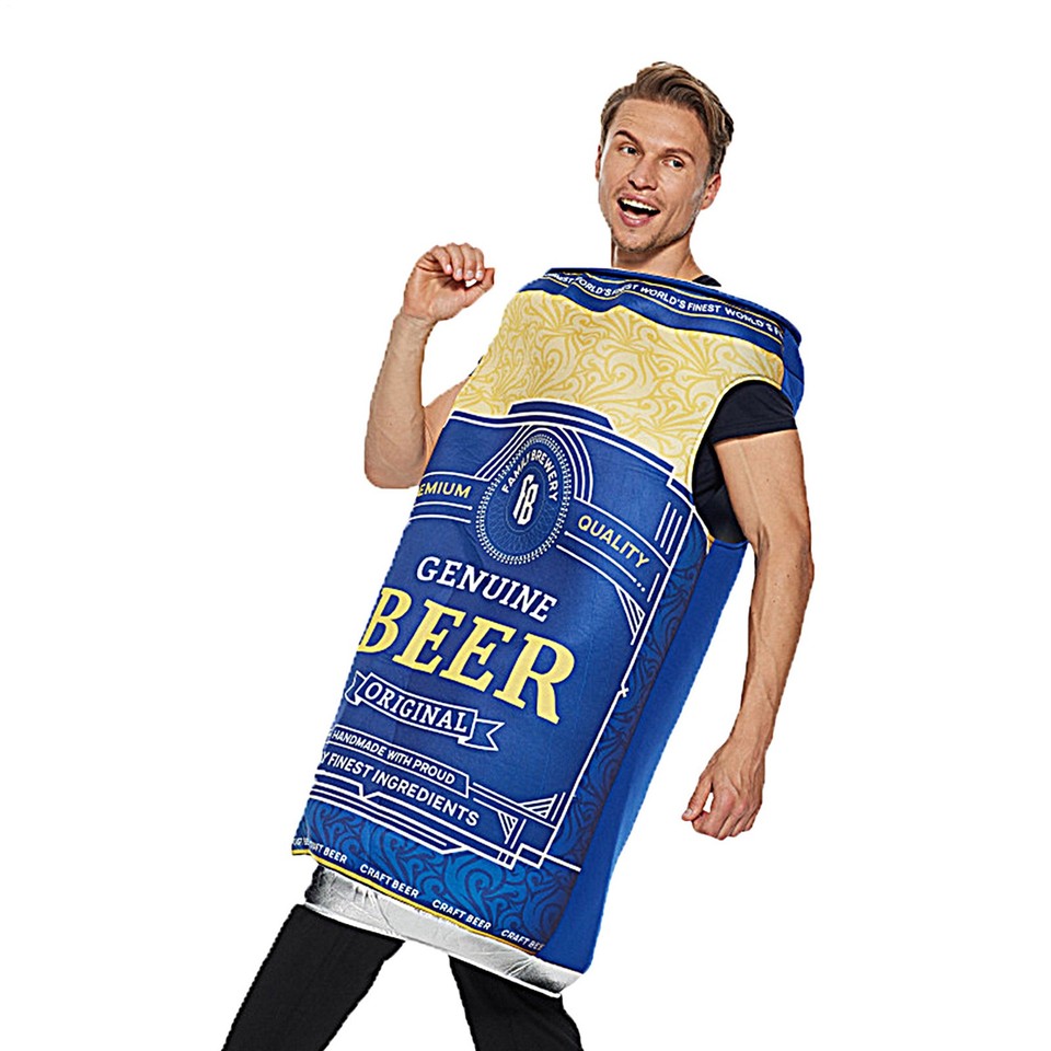 Beer Can Costume Novelty Festival Oktoberfest Stag Do Hens Party Bucks ...