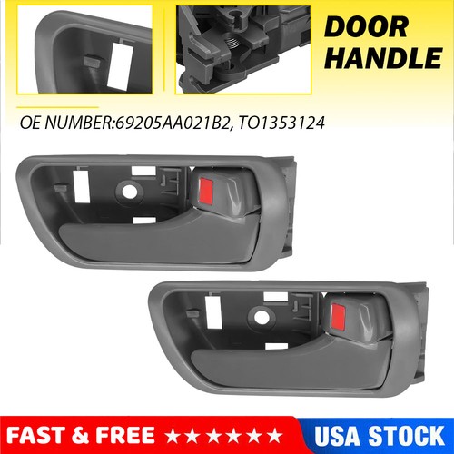 Interior Door Handle For 2002-2006 Toyota Camry Front + Rear Right ...