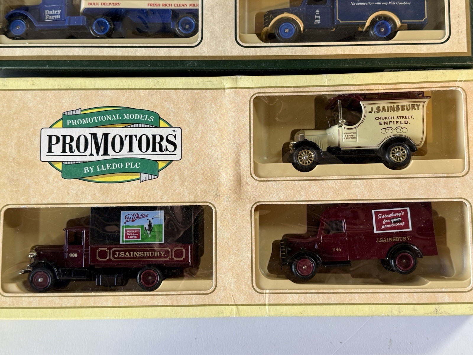 Lledo Days Gone Promotional Vehicles Box Sets X2 Diecast Model Trucks ...