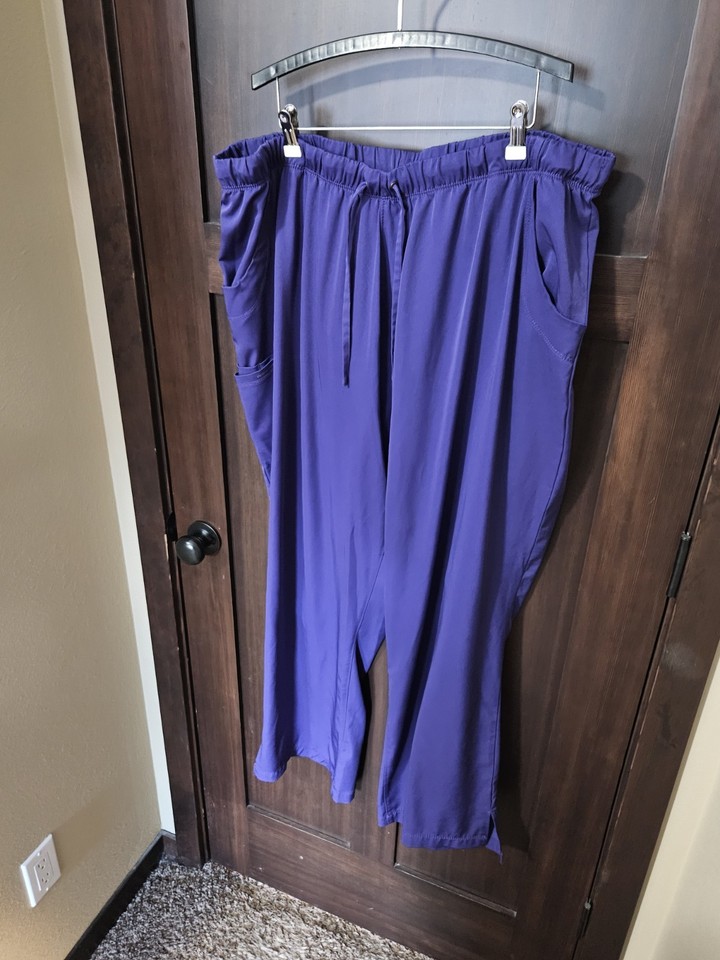 EUC Healing Hands HH Works Women's Rebecca Plus Purple Scrub Pants Size ...