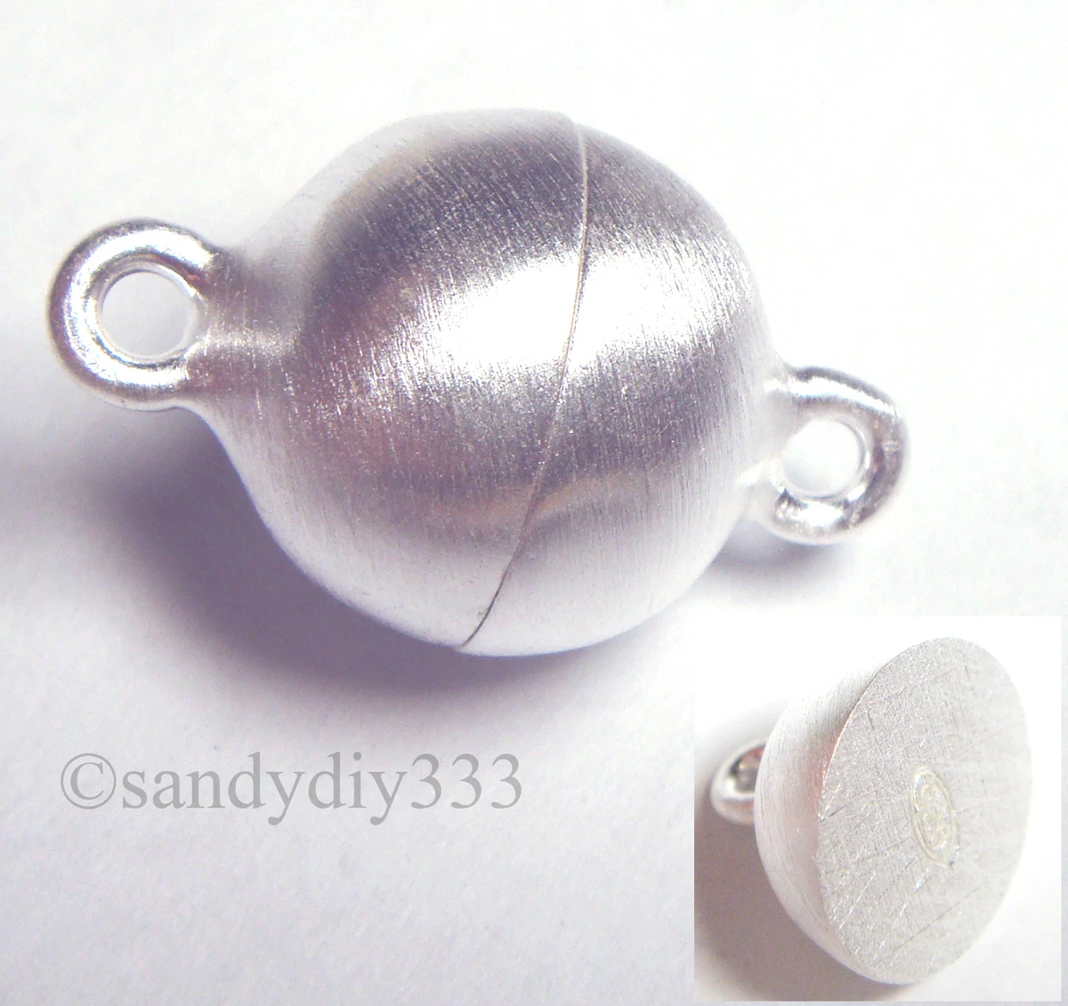 Magnetic Silver Round Ball