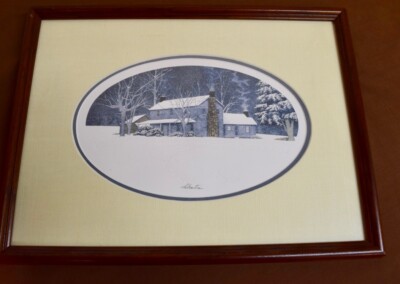Framed, signed Print entitled "An Early Winter's Morning", by Stephen ...