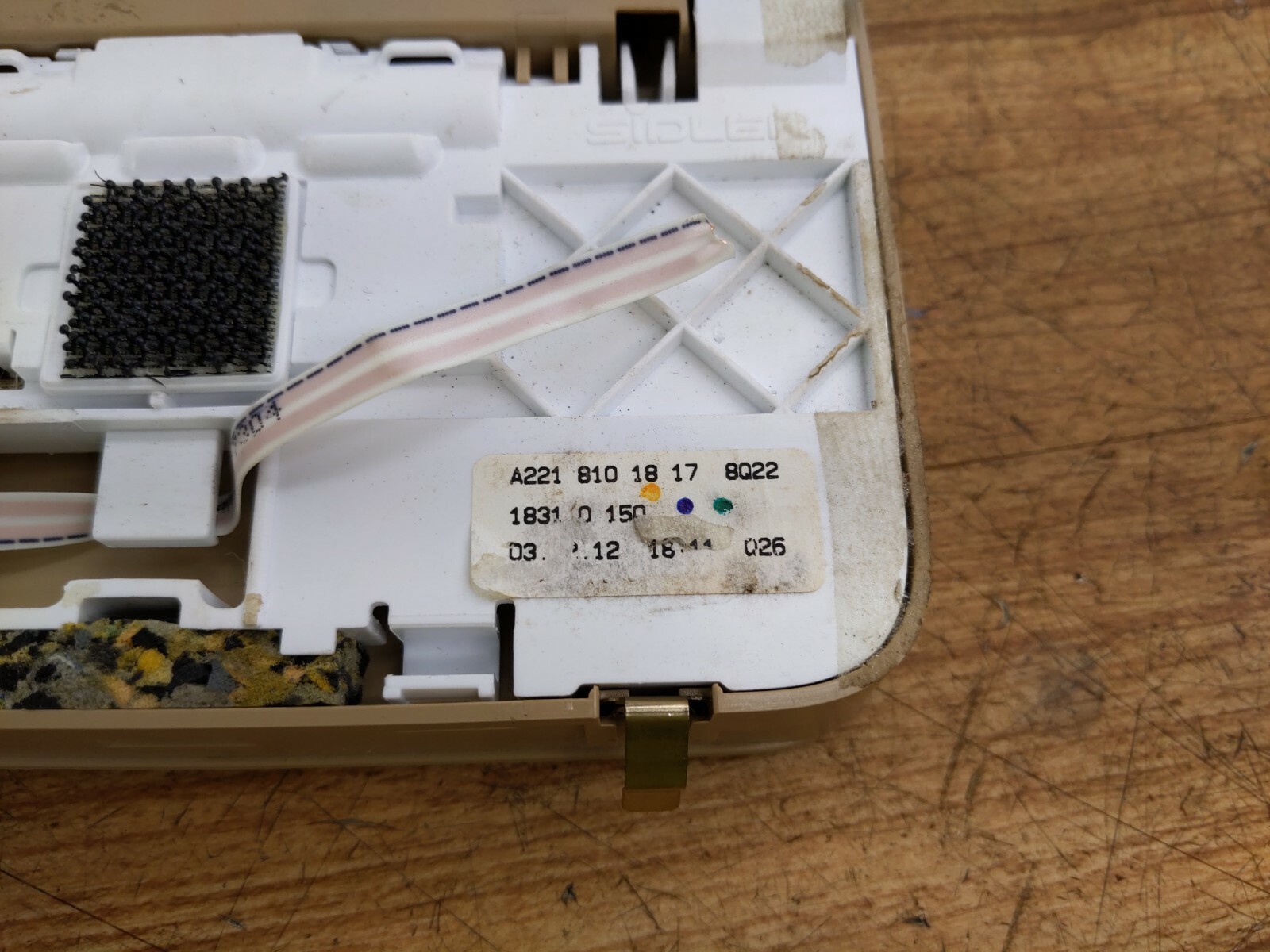 07-13 Mercedes W221 S450 S550 Rear Overhead Vanity Mirror 2218101817 ...