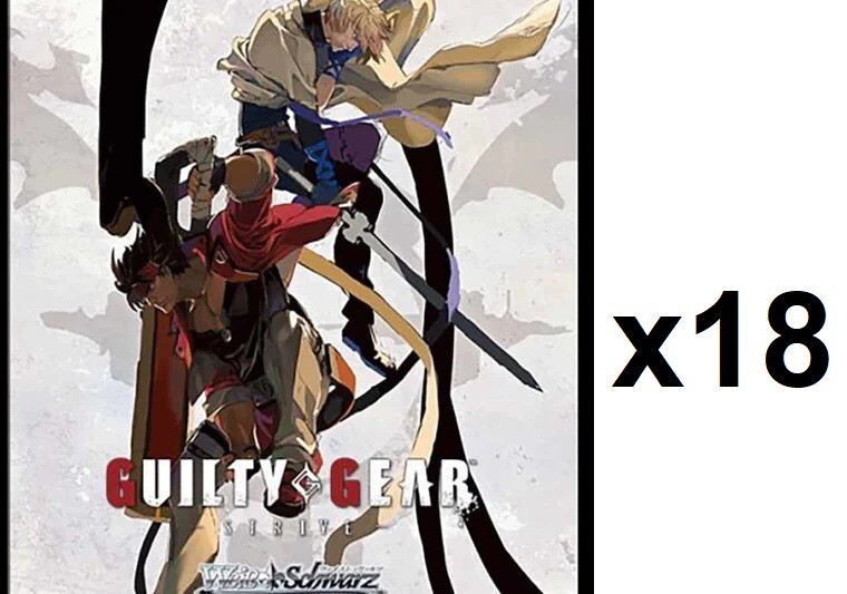 SEALED CASE Guilty Gear -Strive- Booster Box Weiss Schwarz English ...