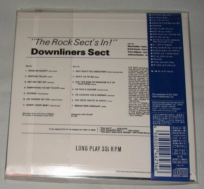 Downliners Sect - The Rock Sect's In / JAPAN MINI LP CD (2004) NEW +4 ...