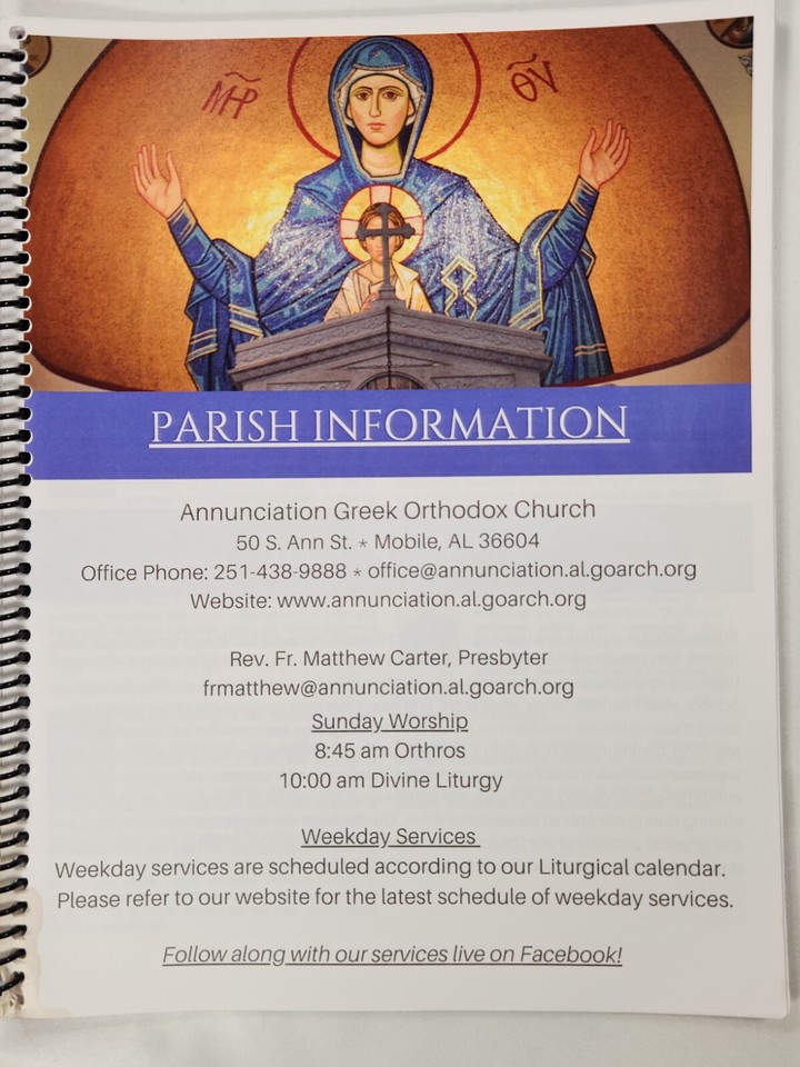 2020-2021 Annunciation Greek Orthodox Church Parish Directory Mobile ...