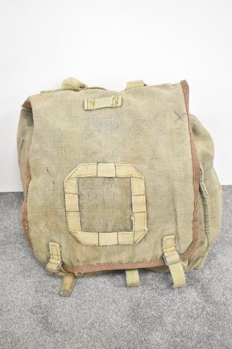 Polish Army WWII Era Cube Backpack Military Canvas Rucksack | eBay