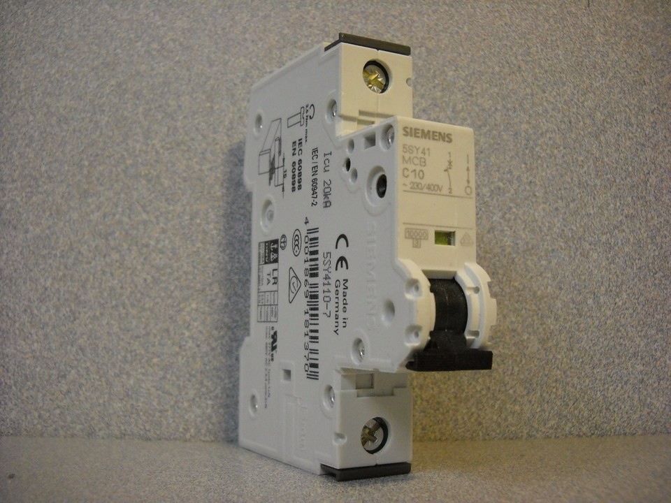 BRAND NEW SIEMENS 10 amp 230/400 volt 1 pole CIRCUIT BREAKER Model ...