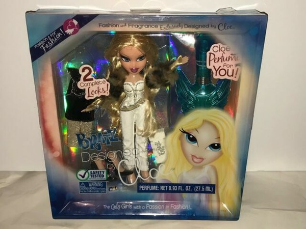 Girlz Girl Bratz Designed by Cloe Doll 2 Complete Looks Perfume RARE ...